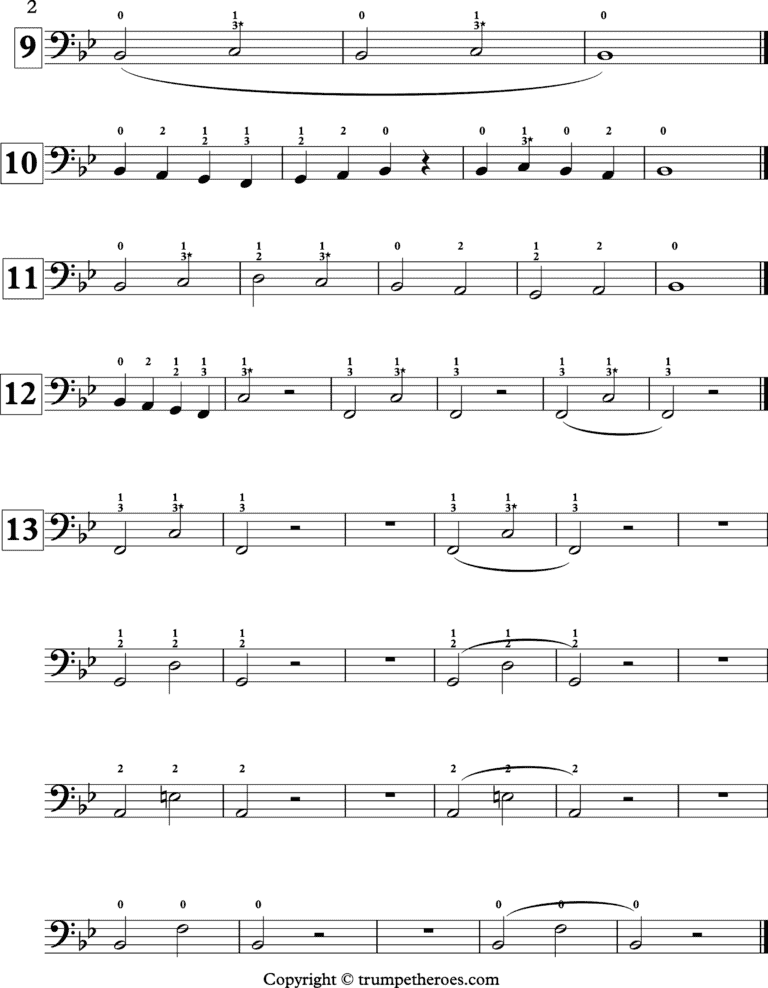 Baritone BC Warm-Up #1 - Trumpet Heroes